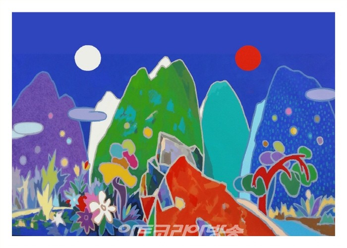 정지석 '한국전통 오방색, 오간색' 개인전