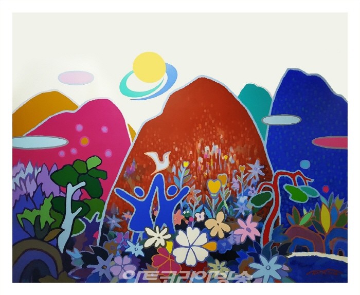 정지석 '한국전통 오방색, 오간색' 개인전