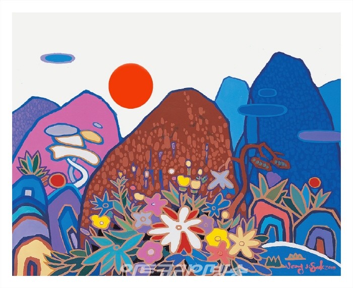 정지석 '한국전통 오방색, 오간색' 개인전