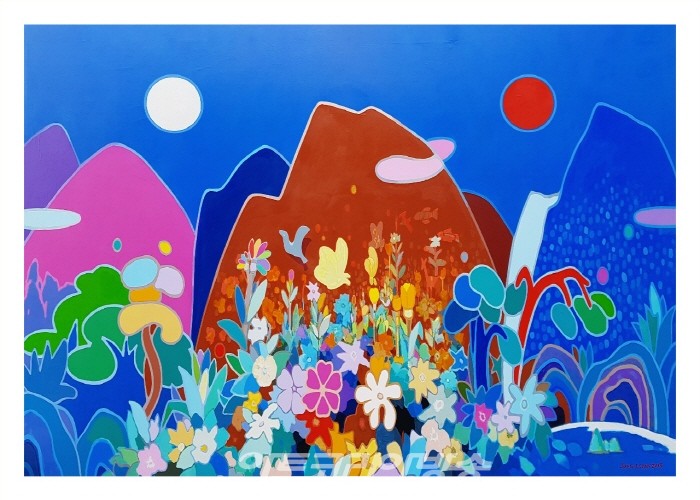 정지석 '한국전통 오방색, 오간색' 개인전