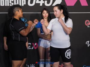 [포토] 데스타니X베김잔 , 합계 200kg의 묵직한 한 방 대결 (로드 FC 045)